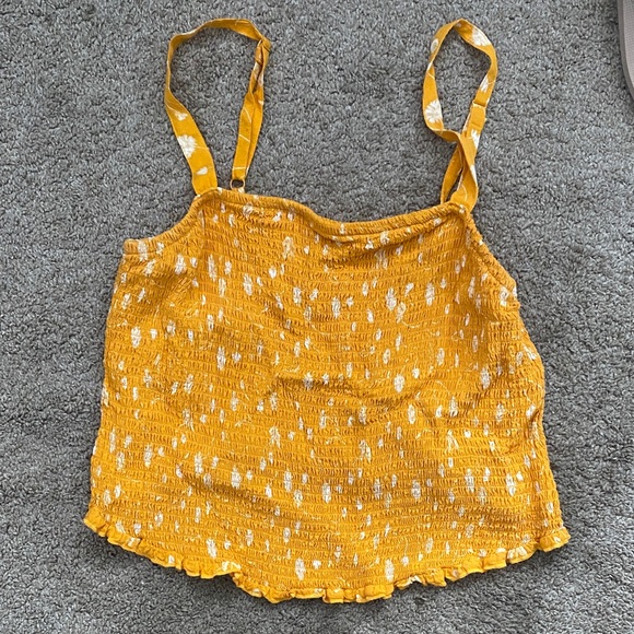 torrid | Tops | Torrid Mustard Yellow Smocked Camisole | Poshmark